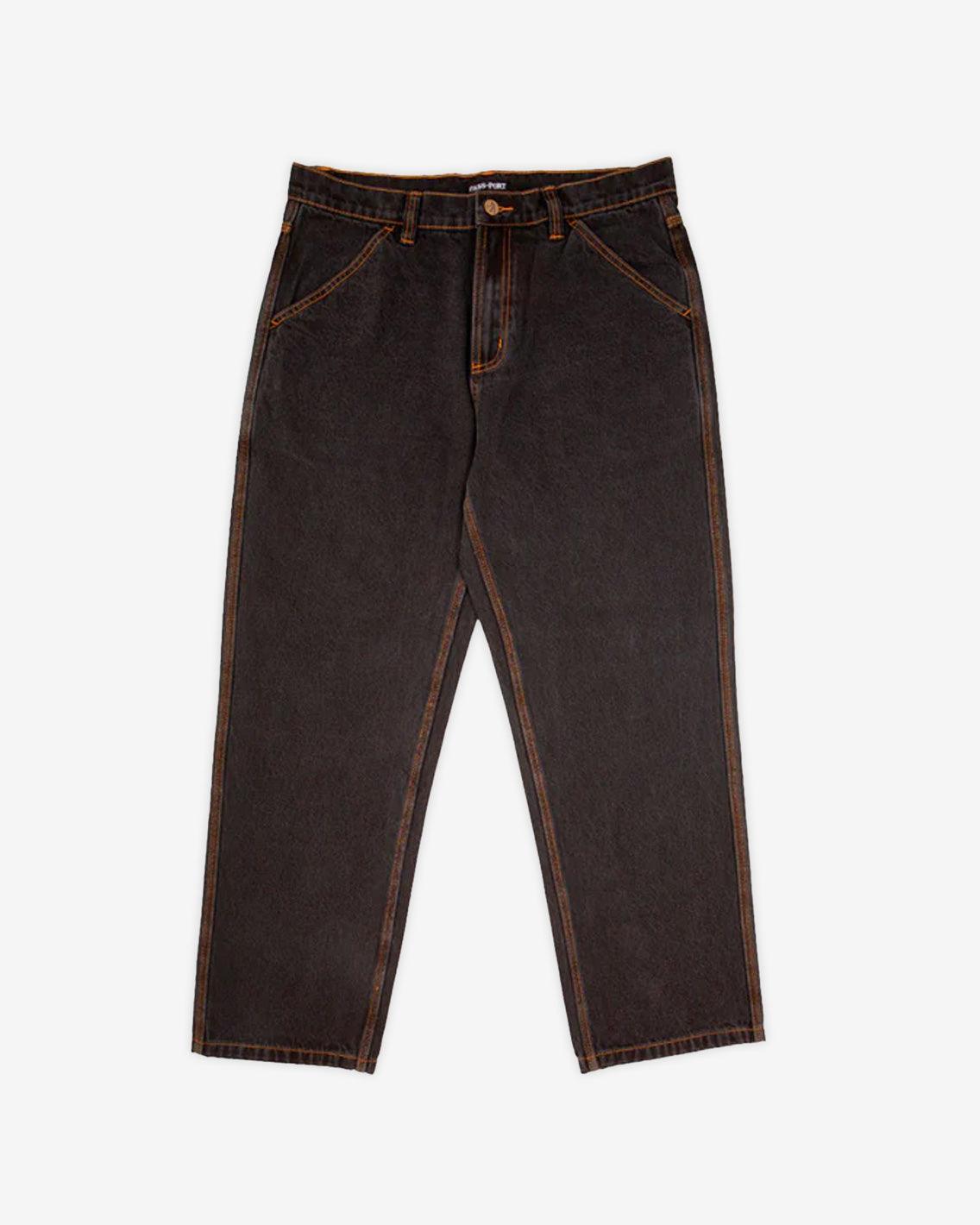 Pass~Port Workers Club Denim Jean Washed Black | FallenFront