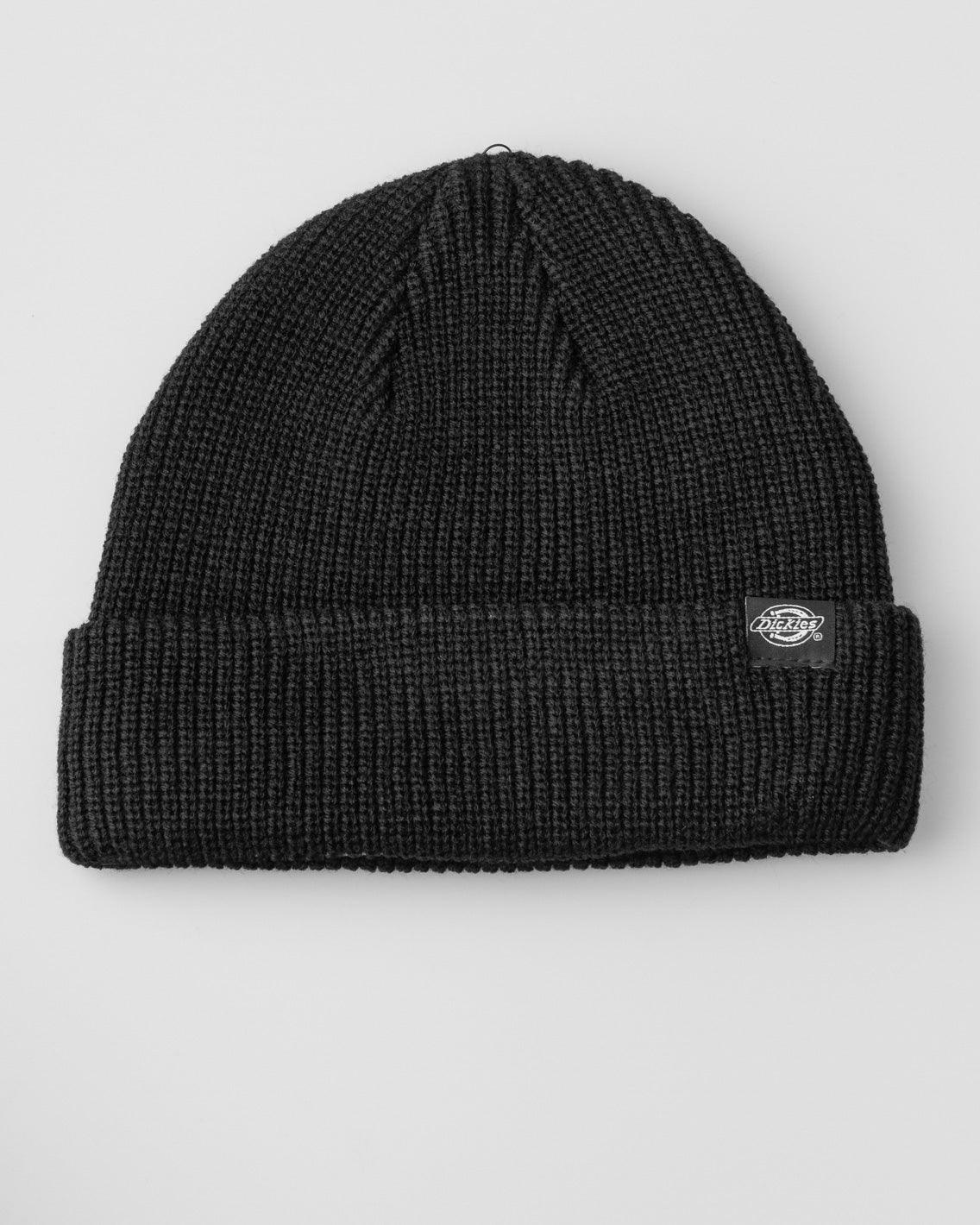 Buy the Dickies Seattle Fisherman Beanie in Black | Dickies Accessories – FallenFront