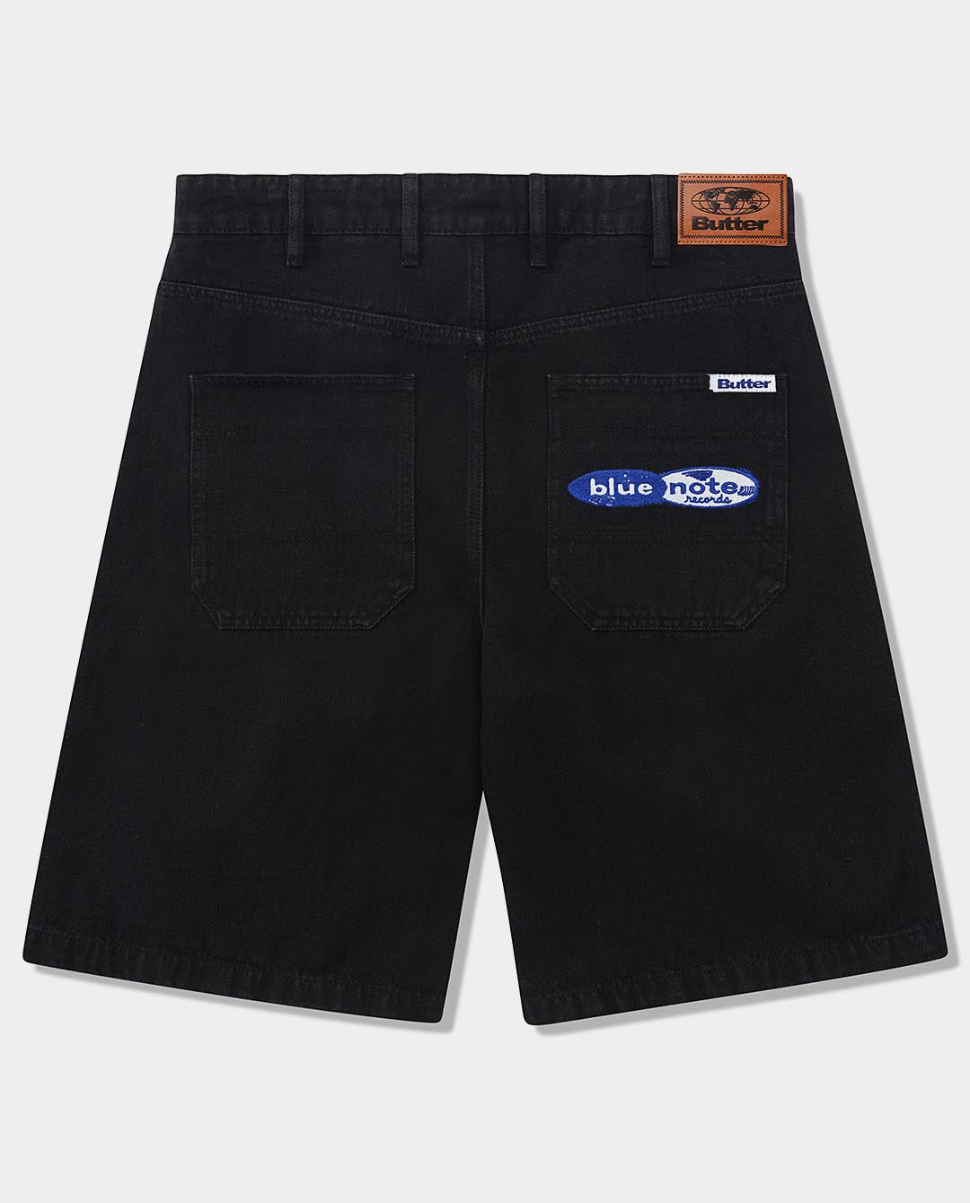 Butter Goods x Blue Note Pleated Denim Shorts | FallenFront