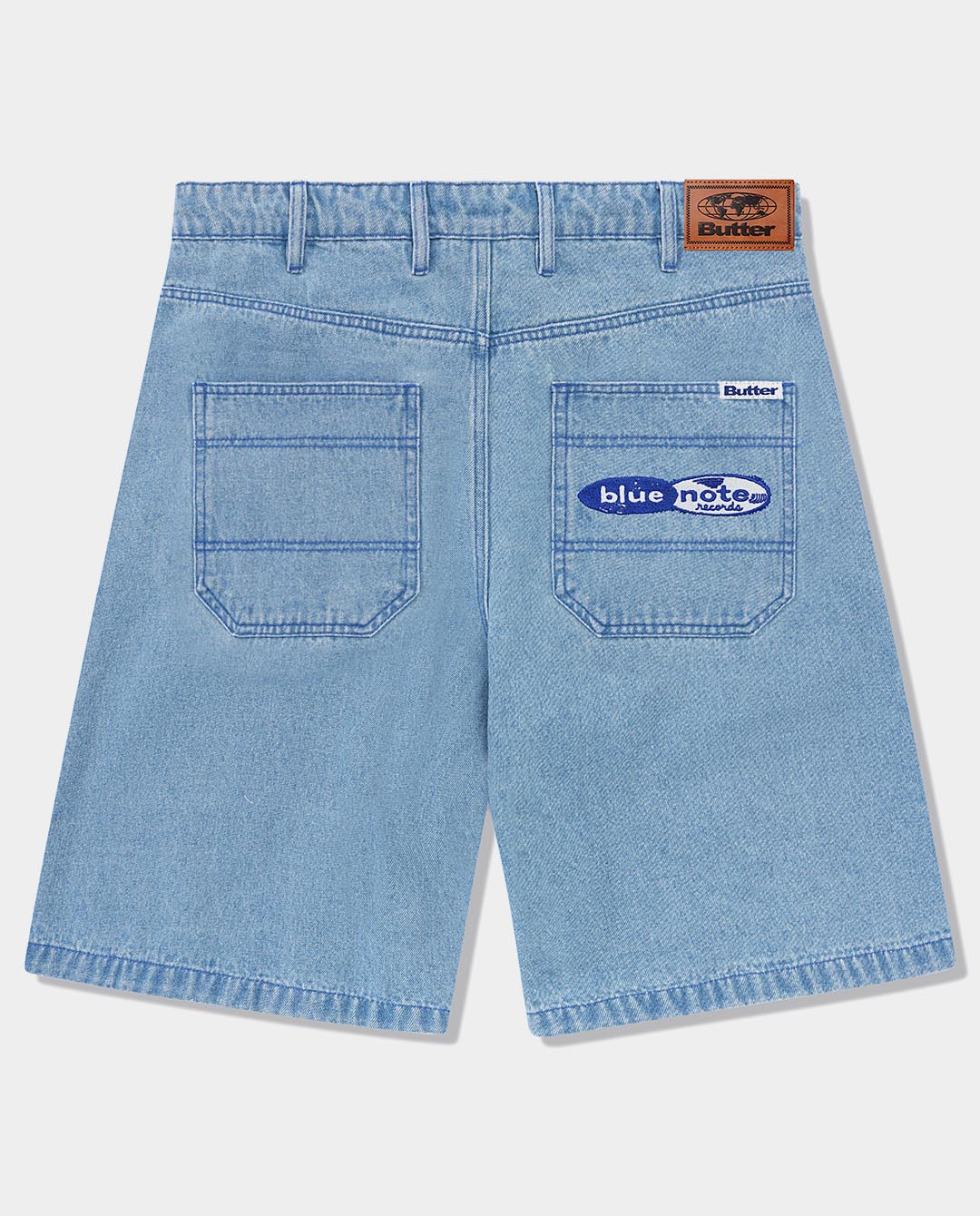 Butter Goods x Blue Note Pleated Denim Shorts | FallenFront