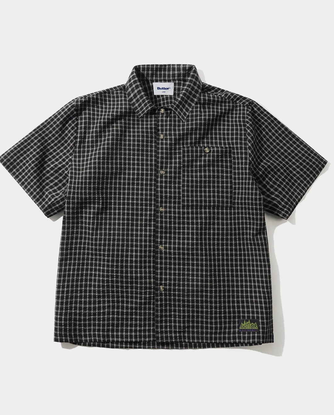 Butter Goods - Trail S/S Shirt - Black | FallenFront NZ