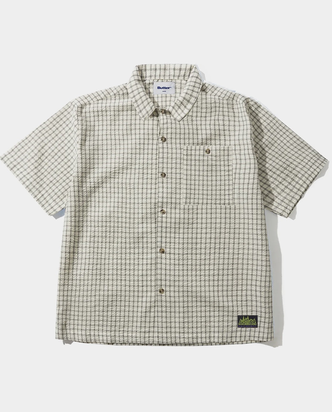 Butter Goods - Trail S/S Shirt - White | FallenFront NZ