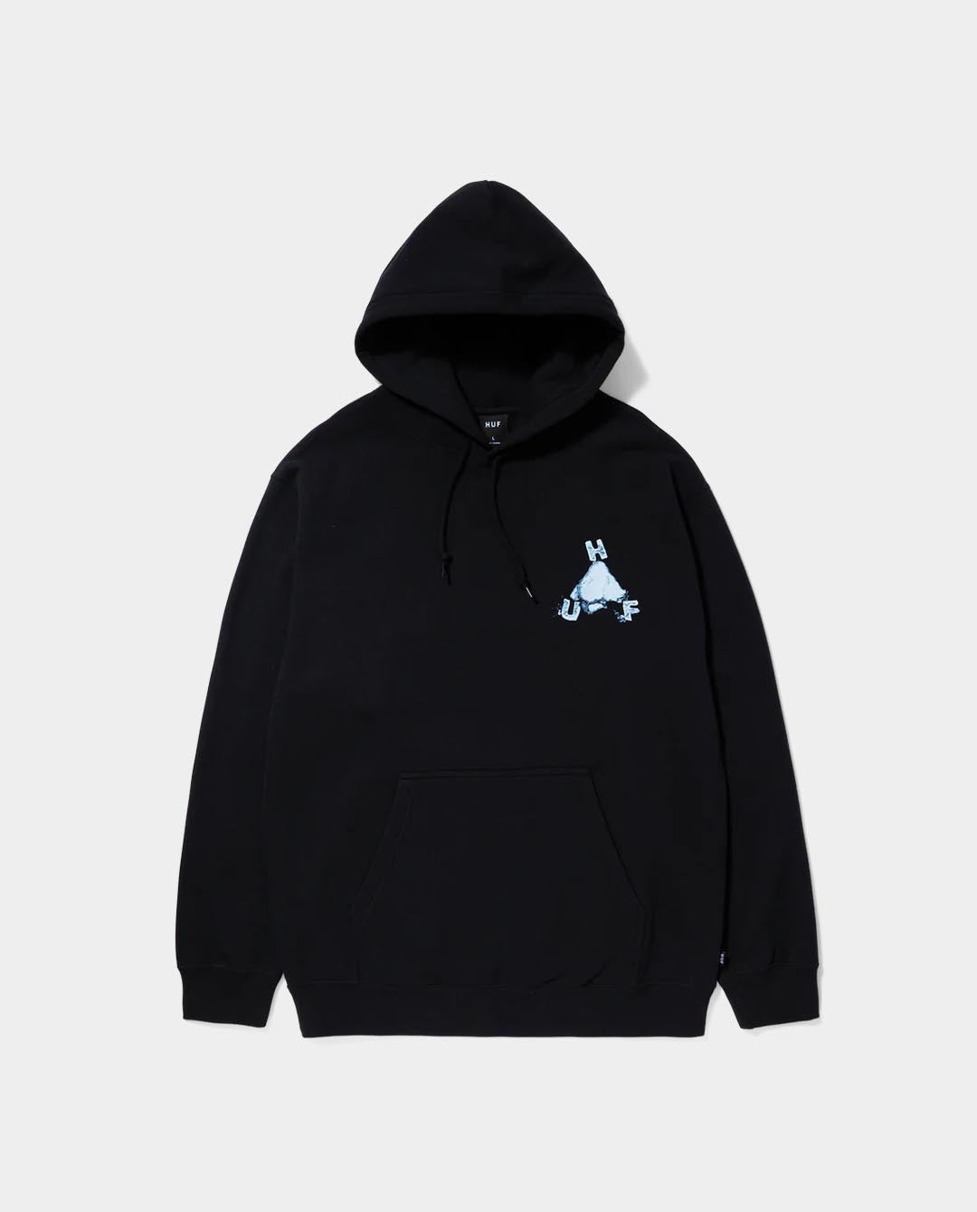 Huf Stay Chill TT Hood in Black | FallenFront NZ | Afterpay
