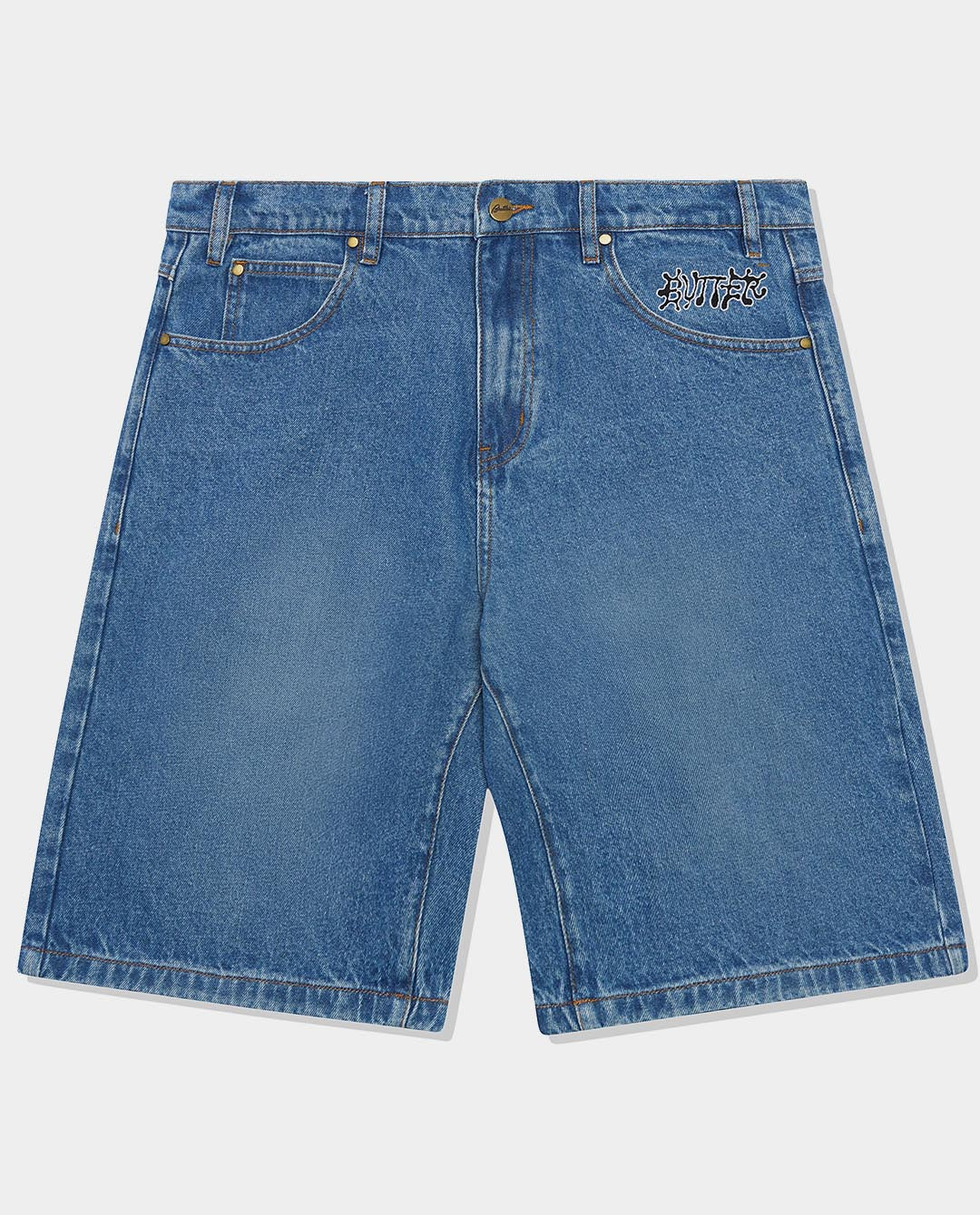 Butter Goods Ink Denim Shorts | FallenFront | Afterpay