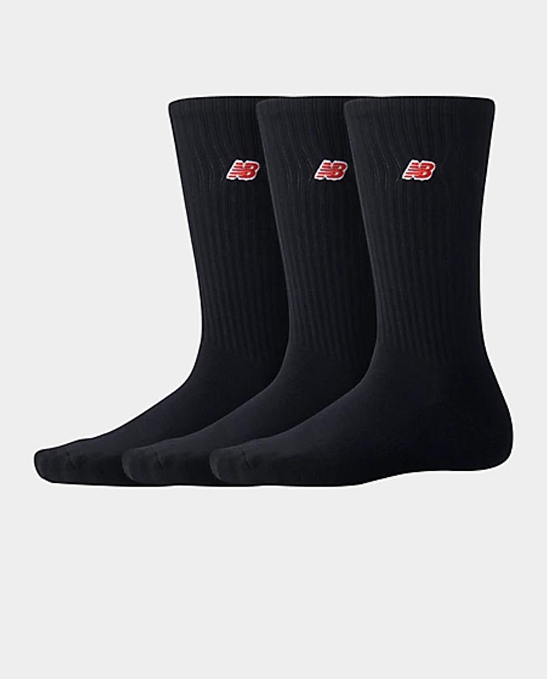 New Balance P Logo 3pk Sock in Black | FallenFront | Afterpay