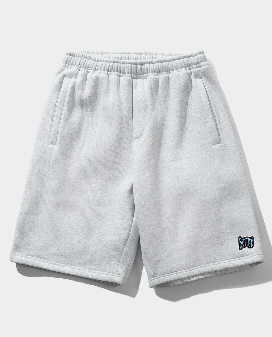 Butter Goods - Sketch Fleece Shorts - Ash | FallenFront NZ
