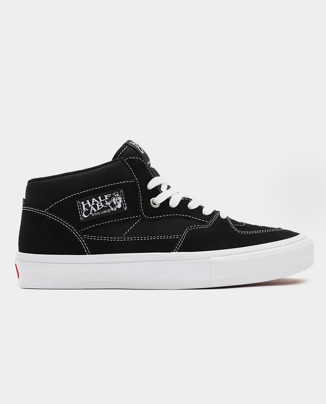 Vans Skate Half Cab Shoe in Black/White | FallenFront NZ