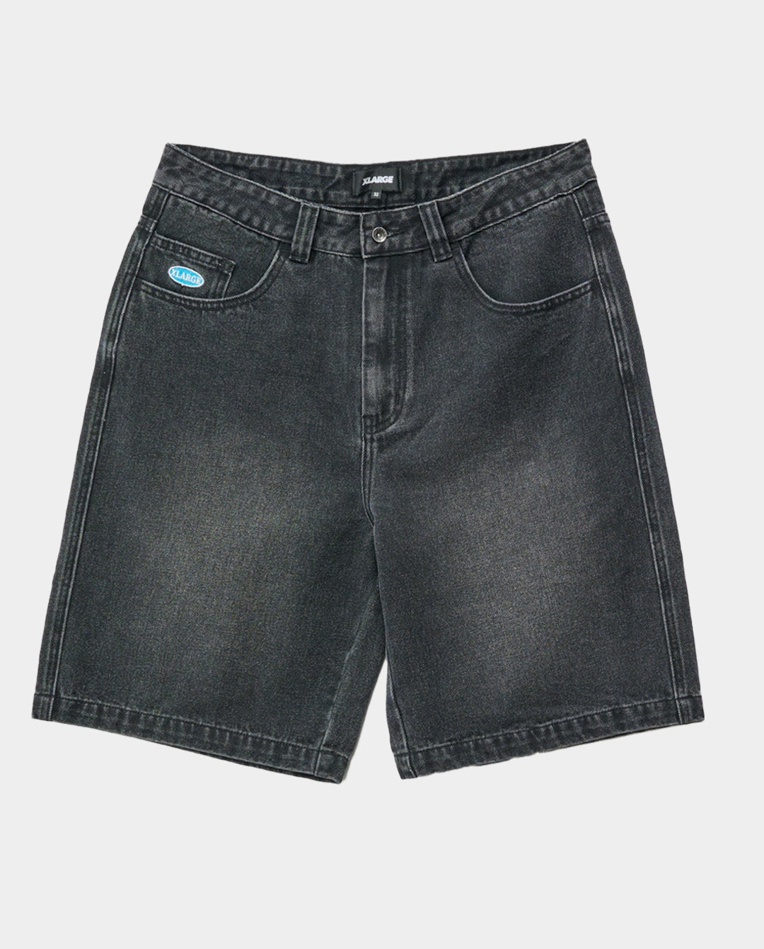 XLarge - Bull Denim 91 Short - Worn Black | FallenFront NZ