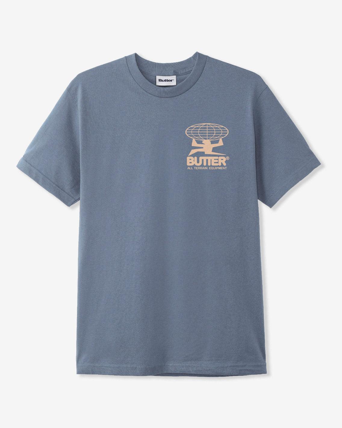 Butter Goods All Terrain Tee in Slate Blue | FallenFront NZ