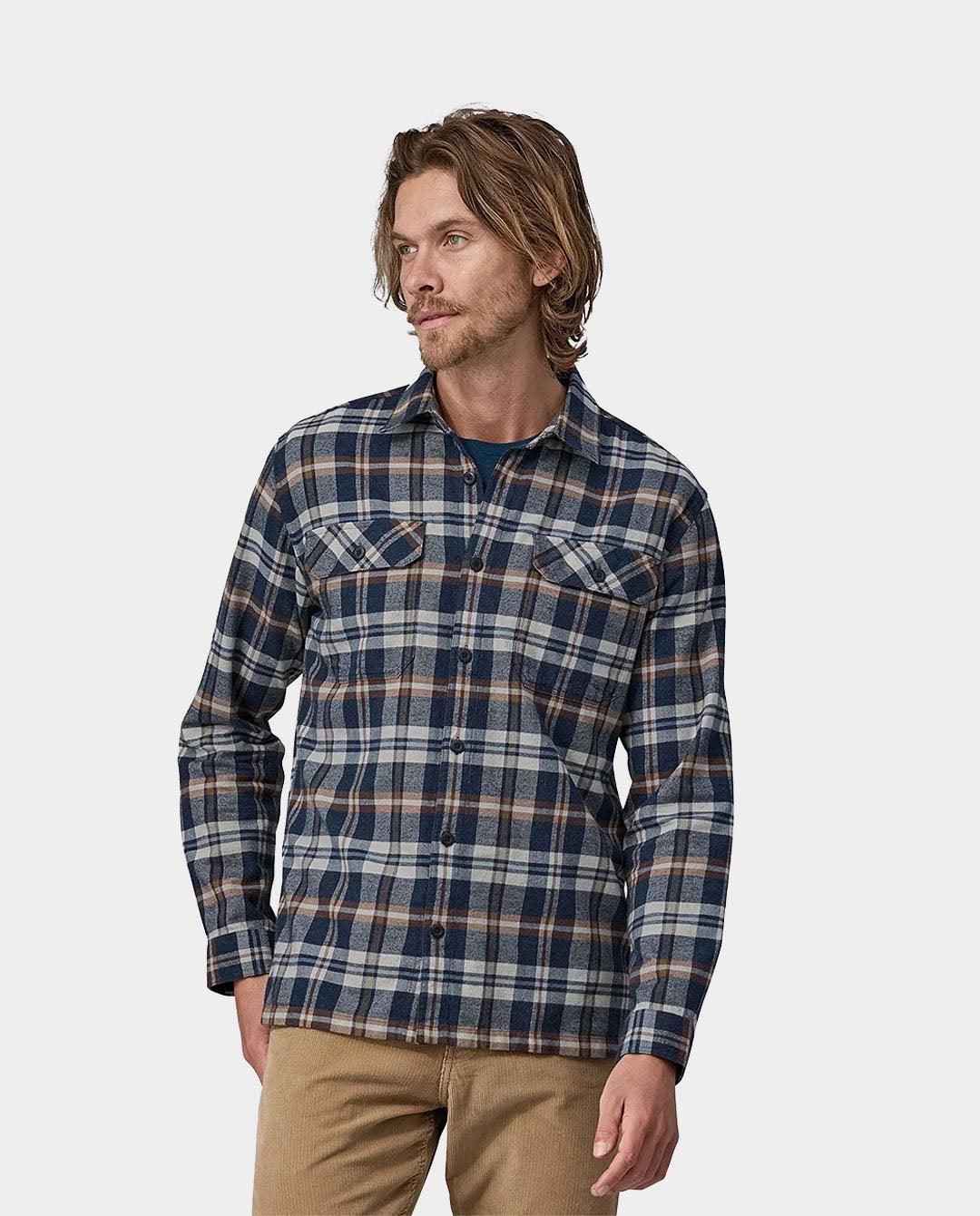 Patagonia LS M's Organic Cotton MW Fjord Flannel Shirt – FallenFront