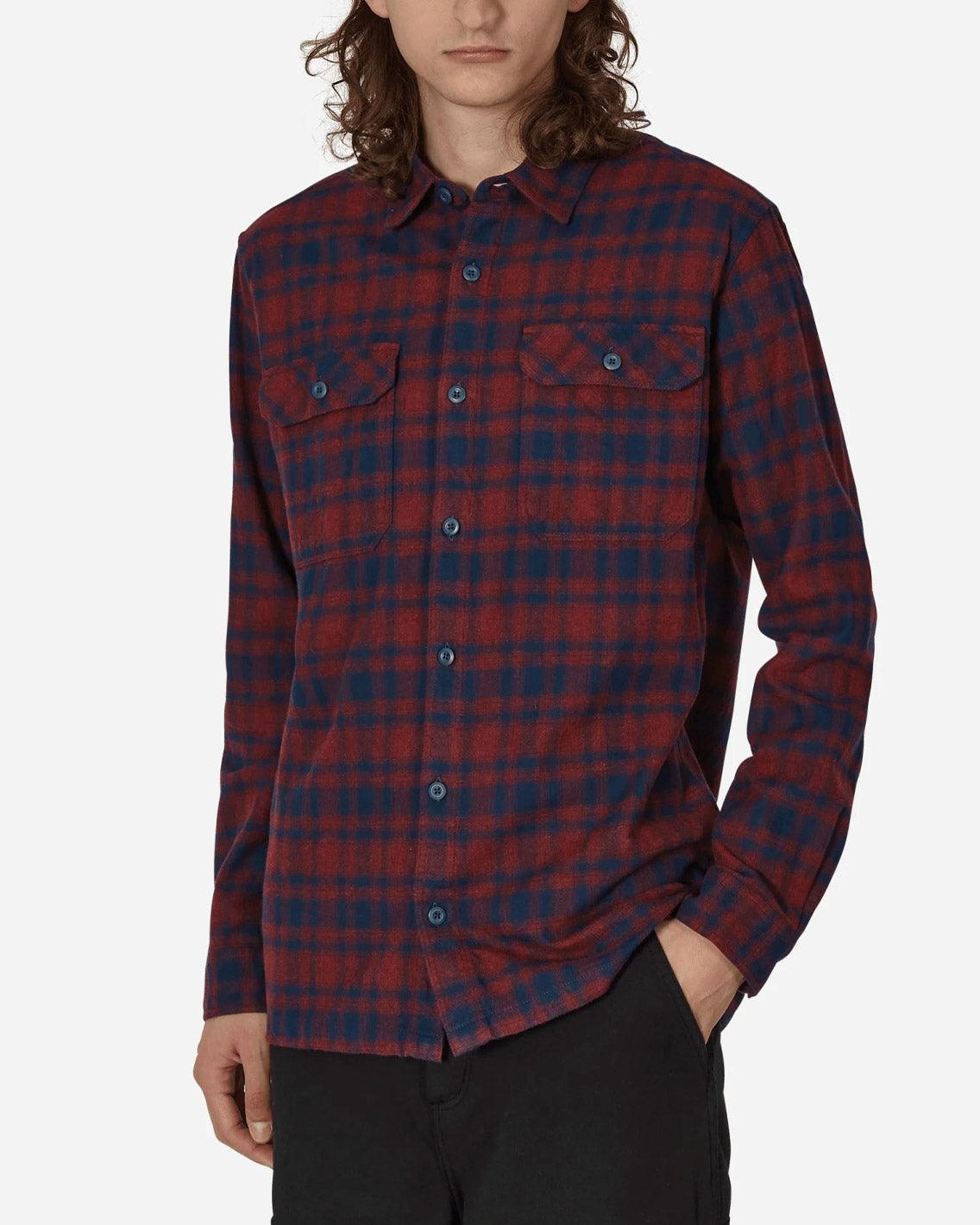 Patagonia Fjord Flannel Shirt in Sequoia Red | FallenFront
