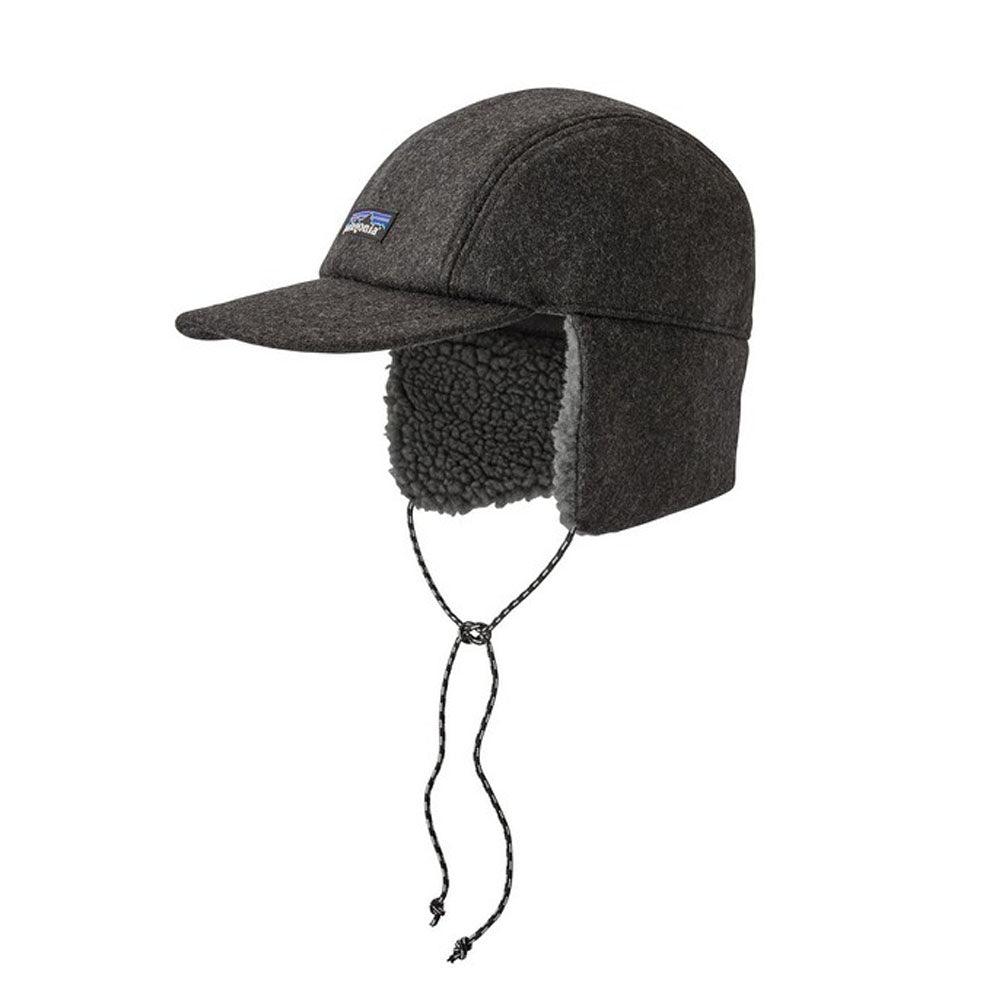 Buy the Patagonia Recycled Wool Ear Flap Cap in Forge Grey | Patagonia ...