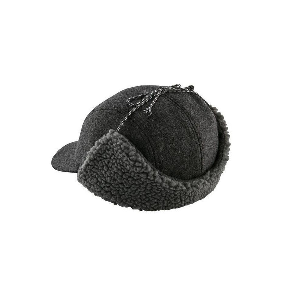 Buy the Patagonia Recycled Wool Ear Flap Cap in Forge Grey | Patagonia ...